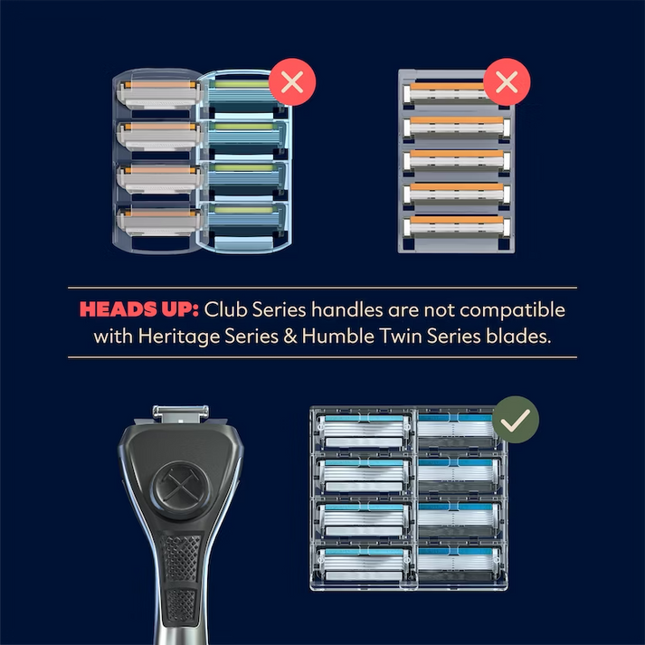 Club Series Smooth Grip Handle – Dollar Shave Club AU